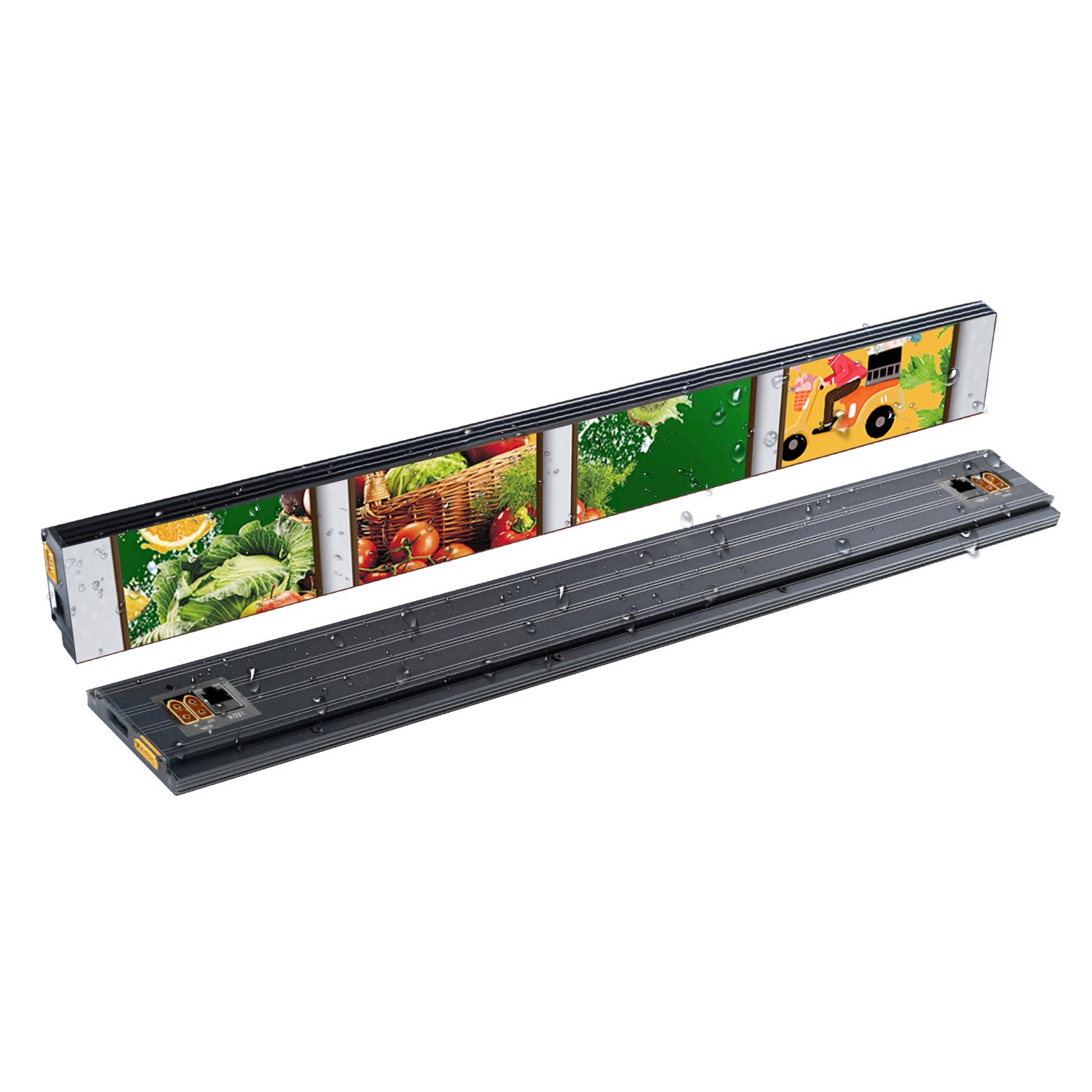 4PCS Pack Shelf LED Display Strip P1.25 | P1.875 60mm (2.36'') Tall Di