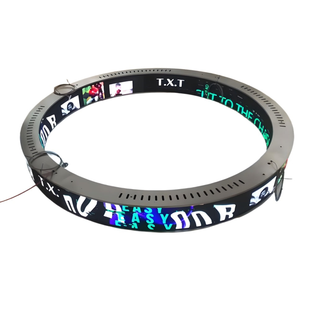 P2.5 Indoor Circular LED Ticker Dual Faces LED Display Ring