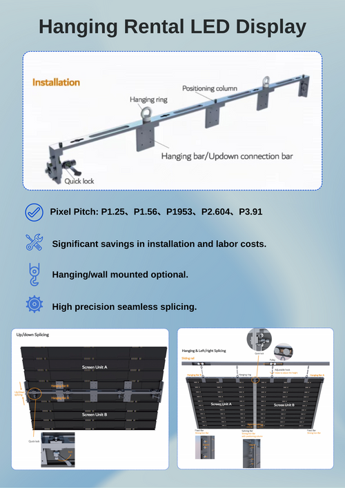 LED Rolling Display Screen