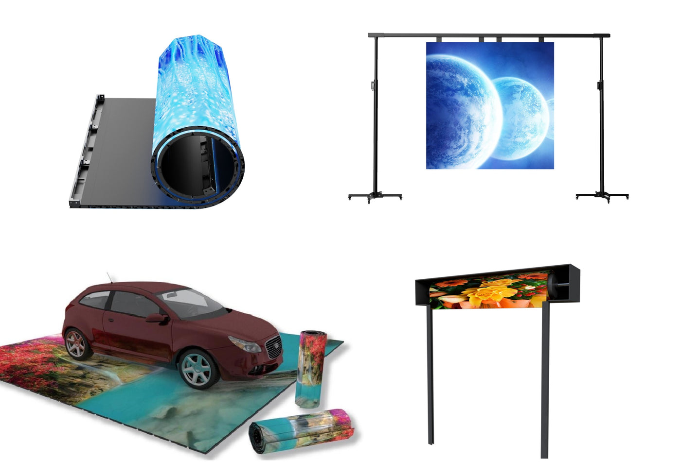 LED Rolling Display Screen