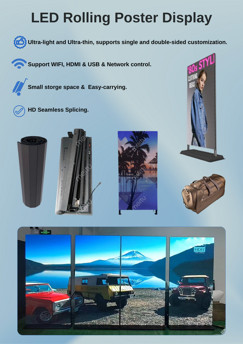 LED Rolling Display Screen