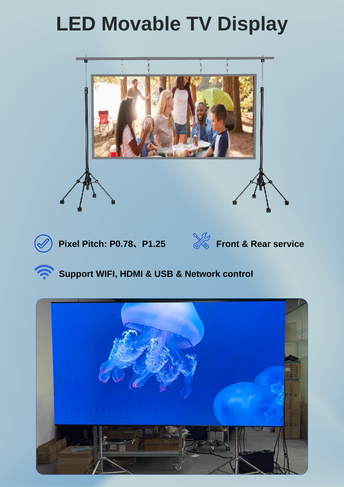 LED Rolling Display Screen