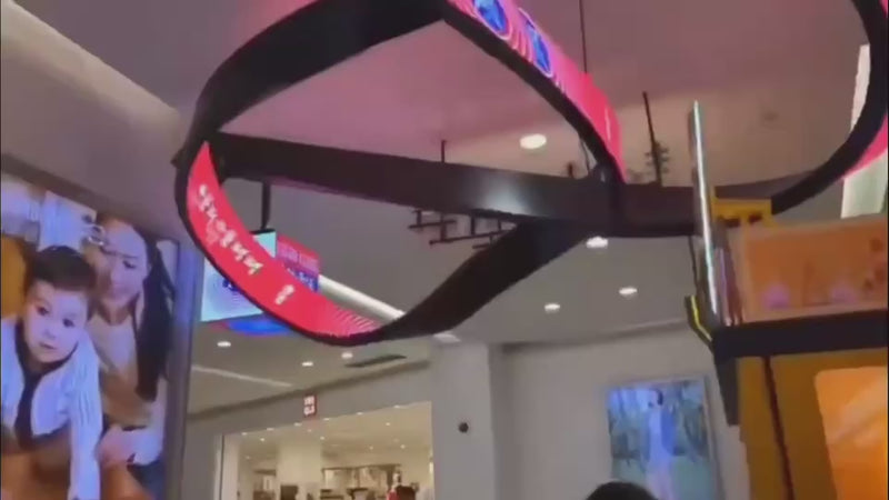 LED Ticker Display as News Ticker, Stock Ticker, Scrolling Text Ticker